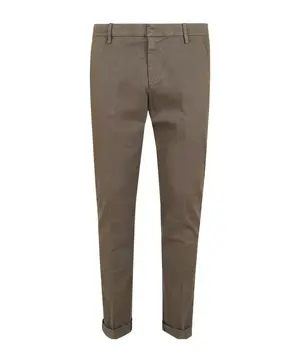 DONDUP Dondup Straight-Leg Turn-Up Trousers No