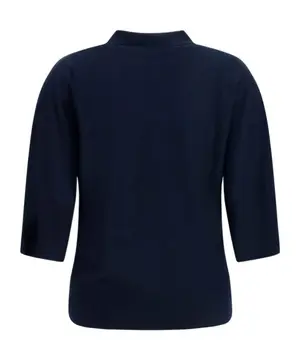 LISA YANG Norie Polo Knitted Top