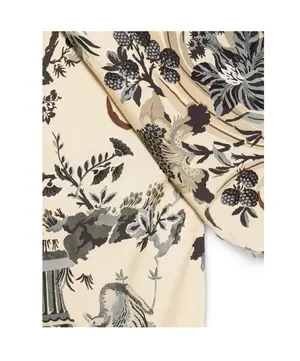 Etro Leopard-print Floral-print Scarf