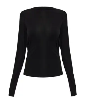 Cult Gaia Long Sleeve Draped Top
