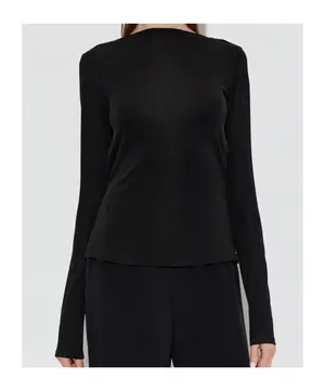Cult Gaia Long Sleeve Draped Top