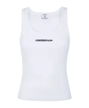 Casablanca Slim Fit Logo Tank Top