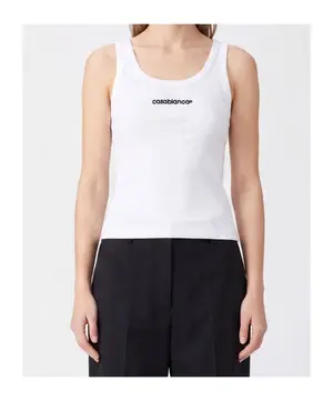 Casablanca Slim Fit Logo Tank Top