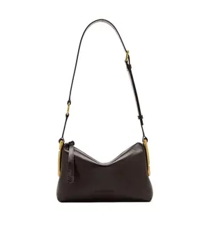 Marc Jacobs Scene Medium Shoulder Bag In Crinkle Leather - Black