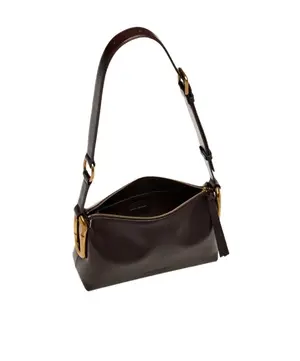 Marc Jacobs Scene Medium Shoulder Bag In Crinkle Leather - Black