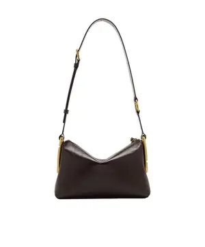 Marc Jacobs Scene Medium Shoulder Bag In Crinkle Leather - Black
