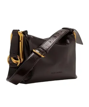 Marc Jacobs Scene Medium Shoulder Bag In Crinkle Leather - Black