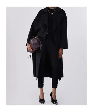 Liu Jo Long Oversized Wool Coat