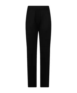 DONDUP Straight Leg Trousers - Black