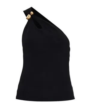 Cult Gaia Anouk Knit One-shoulder Top With Cutout Detail