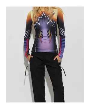 Dsquared2 Crew Neck Long-sleeved T-shirt