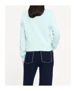 BARRIE Thistle-motif Cashmere Cardigan