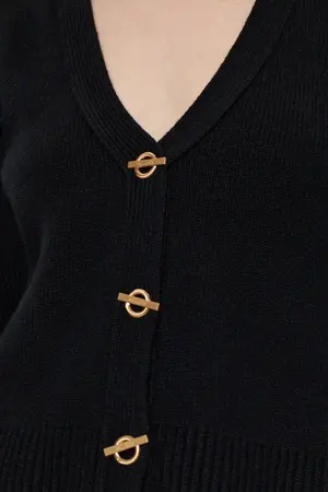 Cult Gaia Long Sleeve V-neck Cardigan