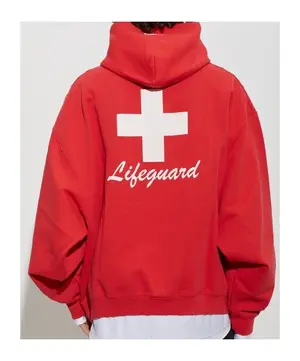 Vetements Long-sleeved Hooded Sweatshirt