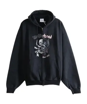 Vetements Graphic Printed Zip-up Jacket