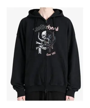 Vetements Graphic Printed Zip-up Jacket