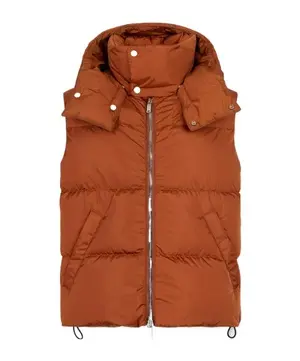 Dsquared2 Hooded Down Vest - Brick