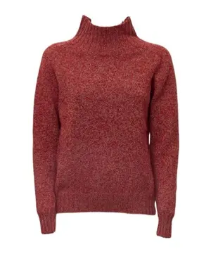 ZANONE Mart Ribbed Turtleneck Knitted Sweater - Red
