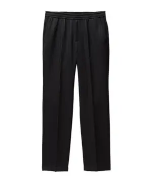 Versace Jacquard Wool Tailored Pants