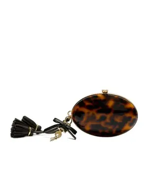 SELF-PORTRAIT Resin Oval Clutch
