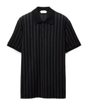 Versace Jacquard Cotton Piqué Polo