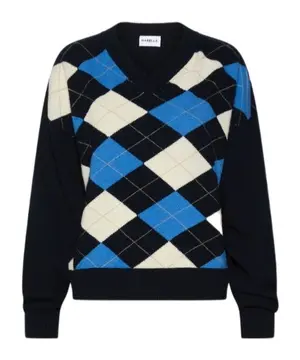 Marella Argyle V-neck Jumper