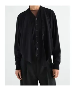 LEMAIRE Merino Wool Blend Trompe-l'œil Cardigan