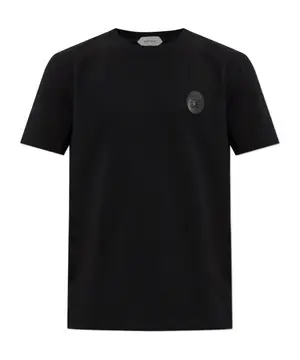 Versace Medusa Patch Crewneck T-shirt - Black