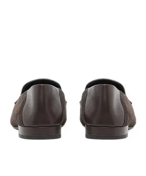 Giorgio Armani Loafer In Split Leather With Leather Lining And Sole