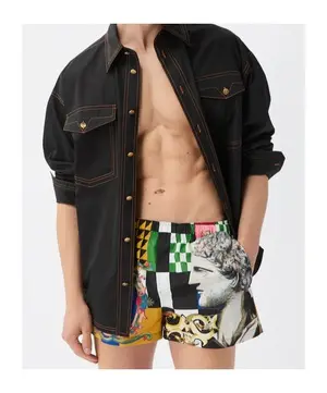 Versace Printed Swim Shorts