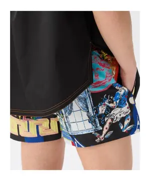 Versace Printed Swim Shorts