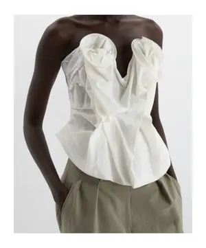 Magda Butrym Corset With Floral Detail