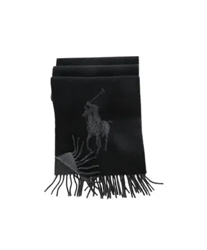 Polo Ralph Lauren Polo Player Scarf - Charcoal/black