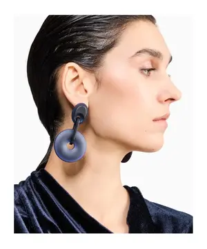 Giorgio Armani Earrings In Acrylic Plastic And Brass