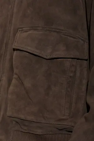 AGOLDE Collared Long-sleeved Casual Jacket
