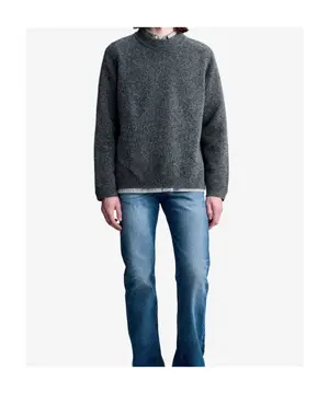 A.p.c. Dylan Sweater Loose-fit Charcoal Gray Sweater