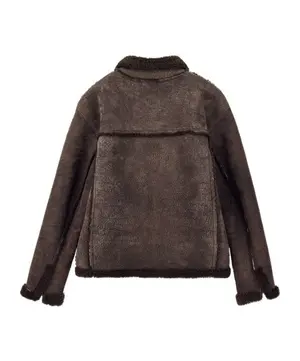 Giorgio Armani Shearling Blouson Jacket