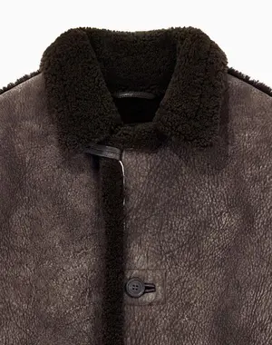 Giorgio Armani Shearling Blouson Jacket