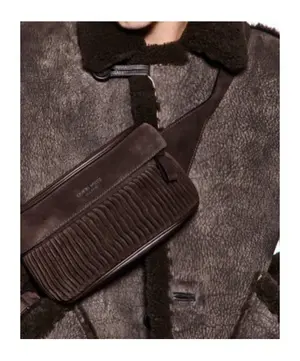 Giorgio Armani Shearling Blouson Jacket