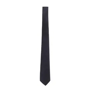 Giorgio Armani Pointed-tip Tie - Black