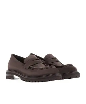 Giorgio Armani Lug Sole Loafers