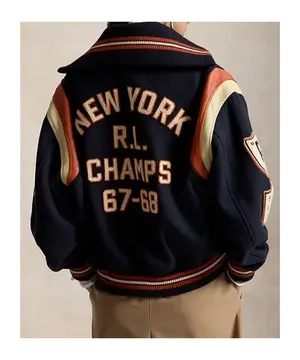 Polo Ralph Lauren Wool-blend Letterman Jacket