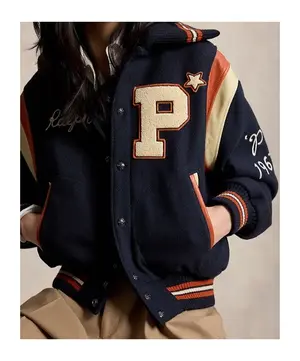 Polo Ralph Lauren Wool-blend Letterman Jacket