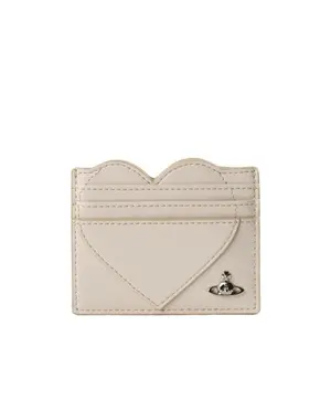 VIVIENNE WESTWOOD Heart Card Holder - White