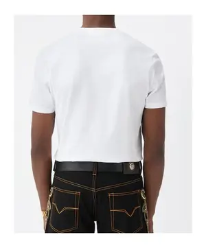 Versace Printed Cotton-jersey Slim T-shirt