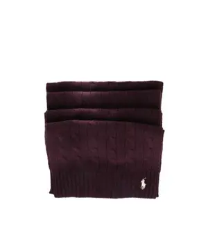 Polo Ralph Lauren Classic Cable Scarf - Purple