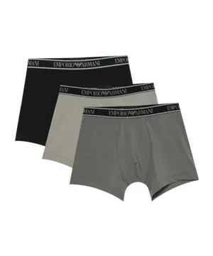 Emporio Armani 3-pack Boxer Briefs - Gray