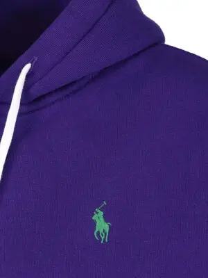 Polo Ralph Lauren Zip-up Logo Hoodie - Purple