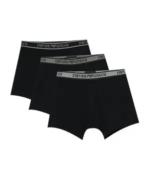 Emporio Armani 3-pack Boxer Briefs - Black