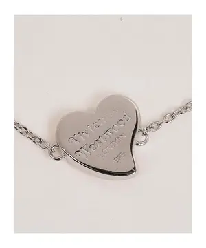 VIVIENNE WESTWOOD Heart Pendant Chain Bracelet